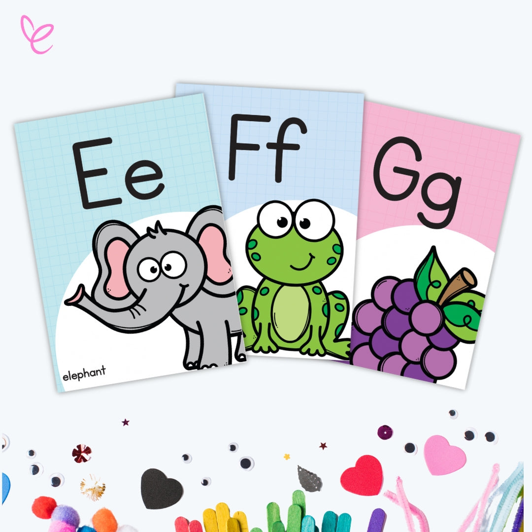 Alphabet Posters Gentle Decor – Mrs Edgar