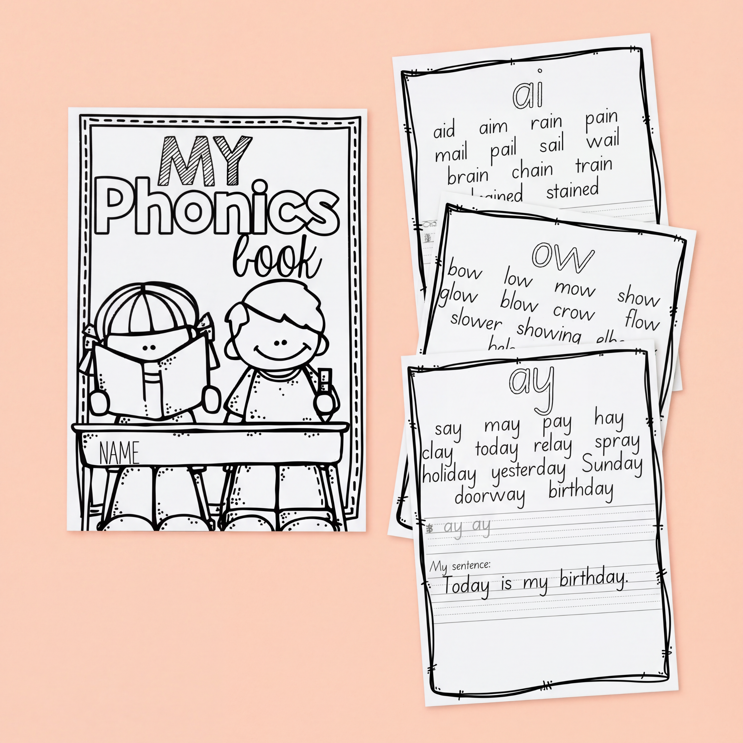 Phonics Booklet Mix Primary Kindergarten English – Mrs Edgar