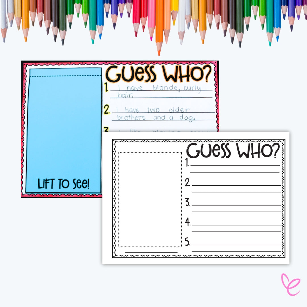 Back to School Guess Who – Mrs Edgar