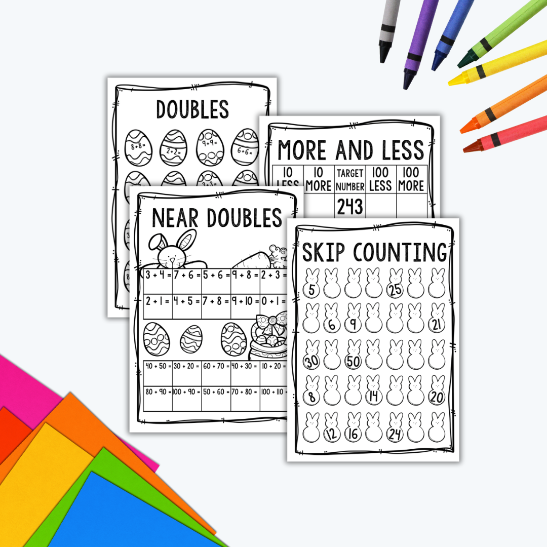 Grade 1 & 2 Easter Maths Worksheets – Mrs Edgar