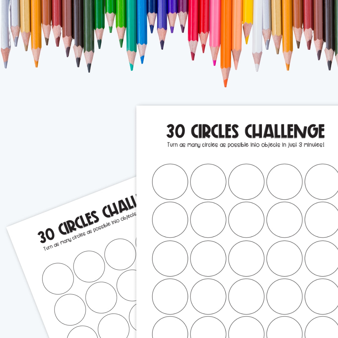 30 Circles Creative Thinking Challenge – Mrs Edgar