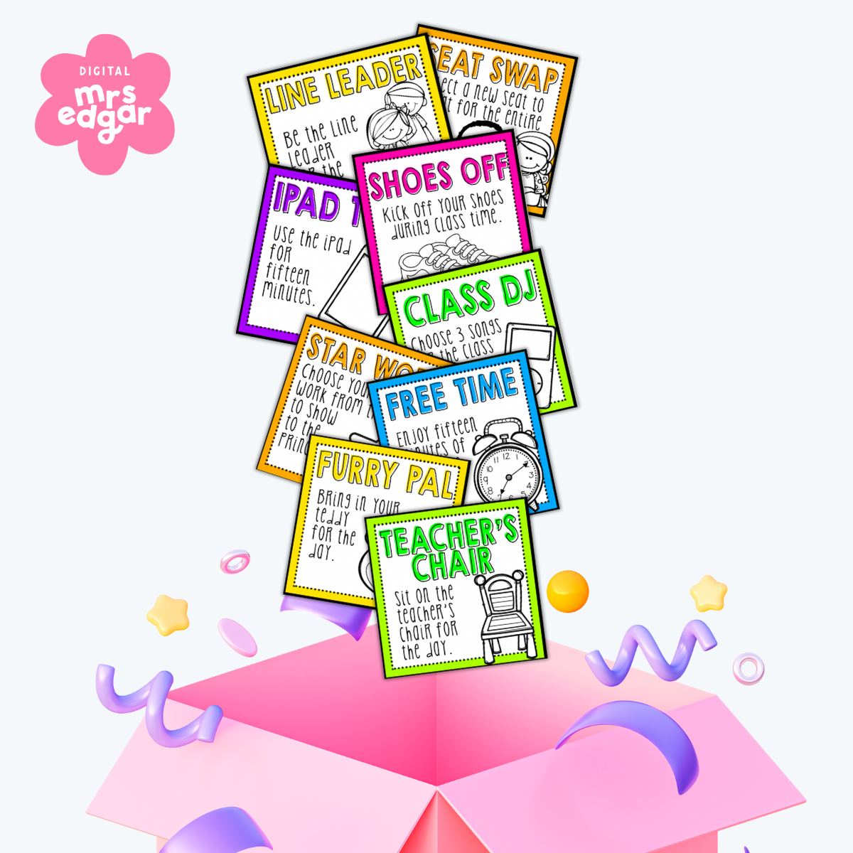 Editable Student Connections Cards – Mrs Edgar