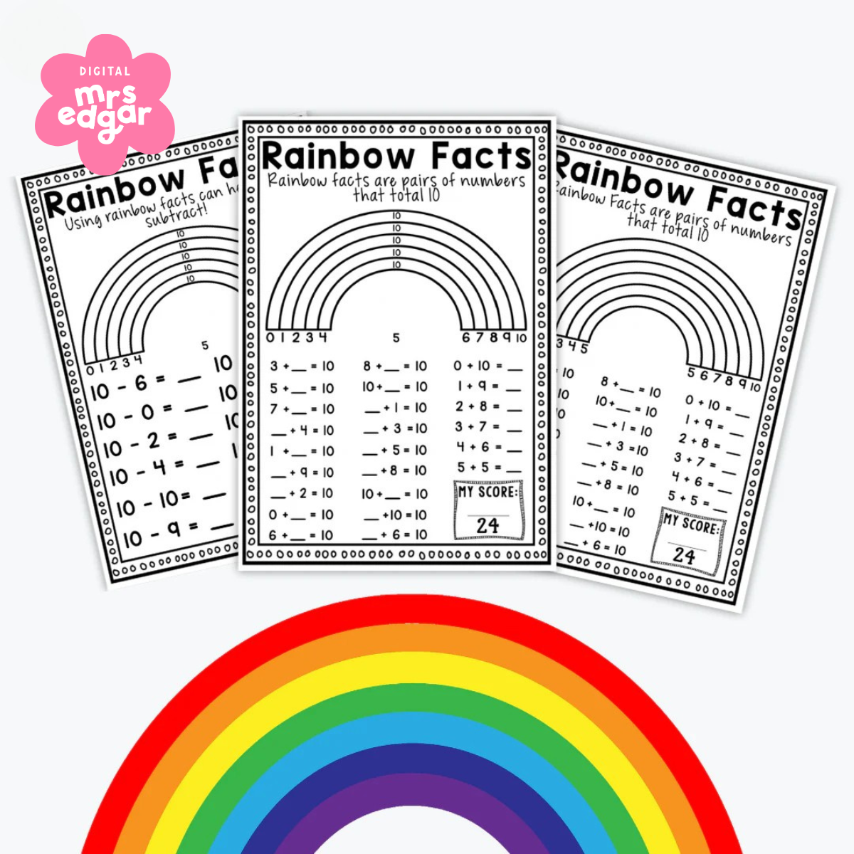 Rainbow Facts Worksheet – Mrs Edgar
