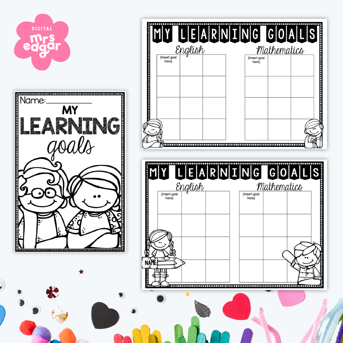 Student Learning Goal Book – Mrs Edgar