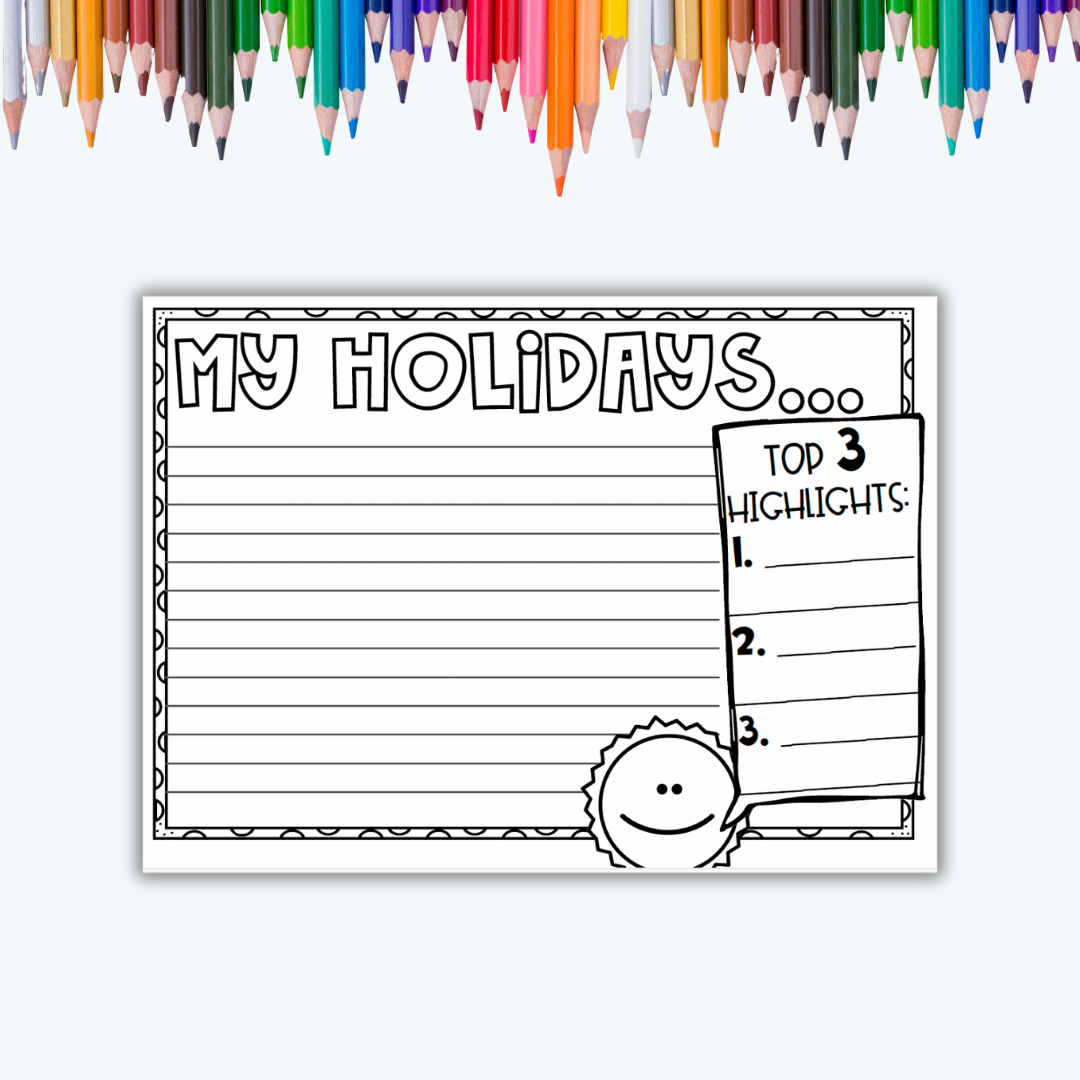 Holiday Recount Activity – Mrs Edgar