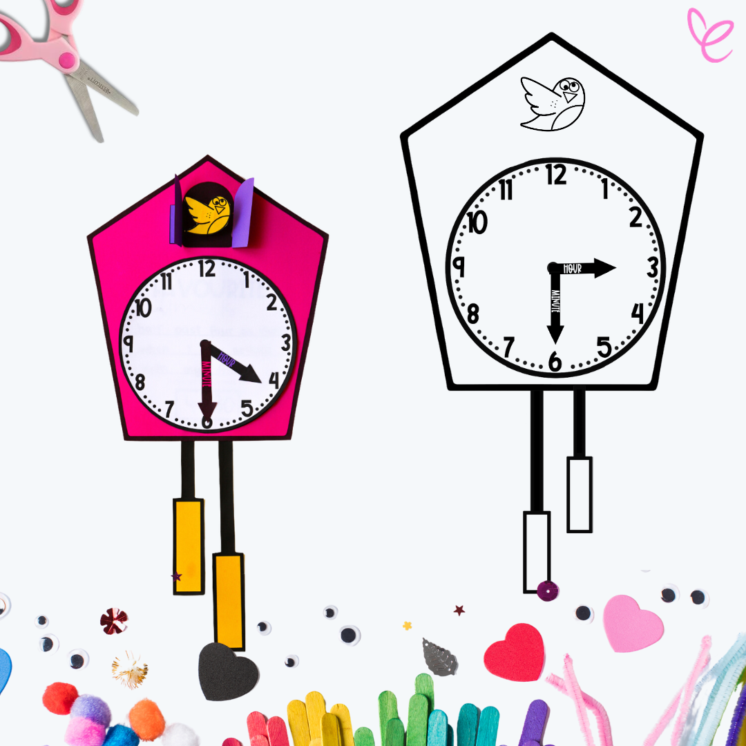 Cuckoo Clock Craftivity Telling Time – Mrs Edgar