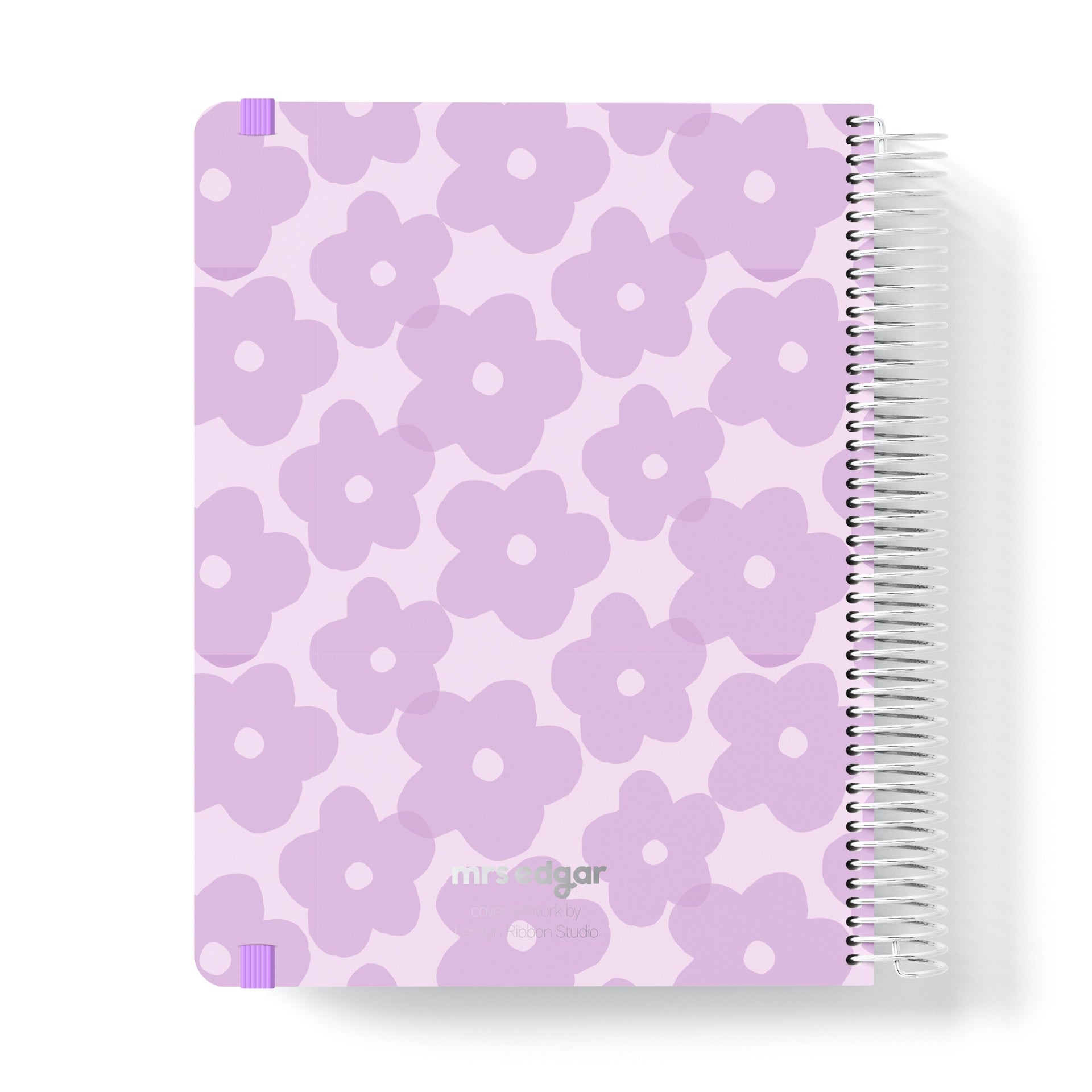 Lilac Flowers 2026 Teacher Planner – Weekly Neutrals | Mrs Edgar