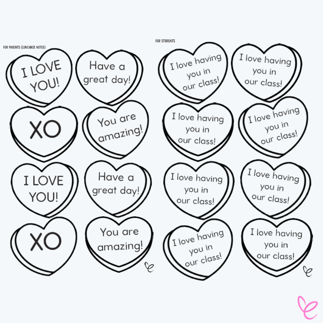 Valentines Day Decor Valentine Candy Hearts With Cute Phrases - Funny ...