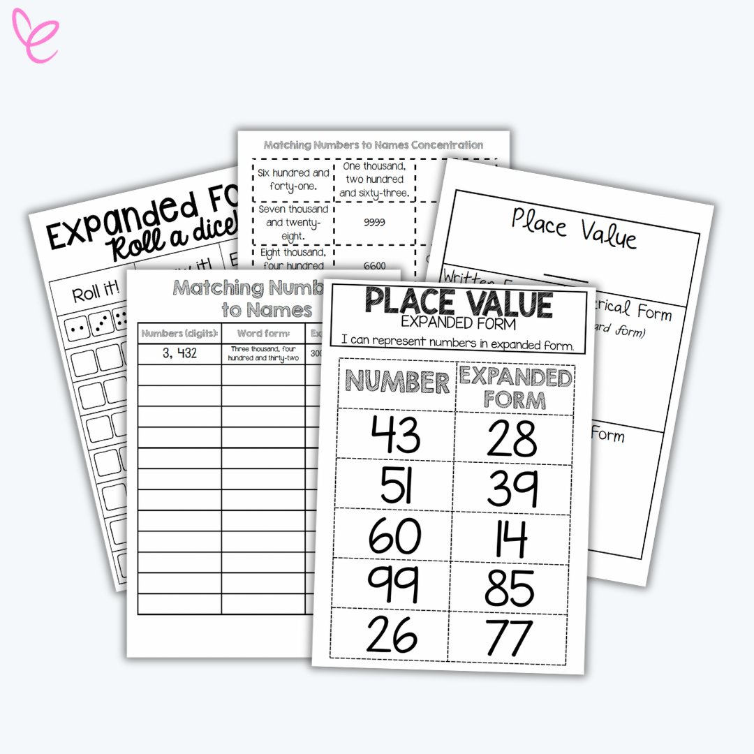 Place Value Bundle – Mrs Edgar