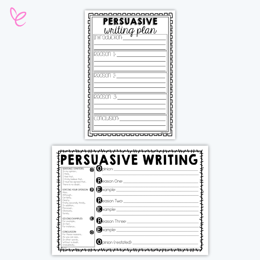 Persuasive Writing Templates – Mrs Edgar