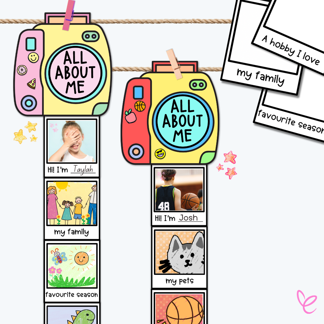 Back to School All About Me Snaps – Mrs Edgar
