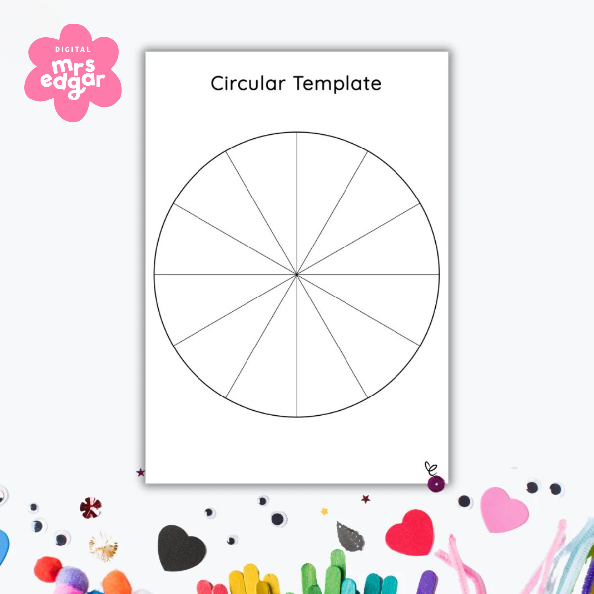 Circle Template – Mrs Edgar