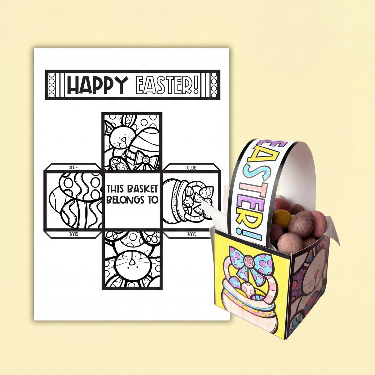 Easter Basket Craft Primary Maths – Mrs Edgar